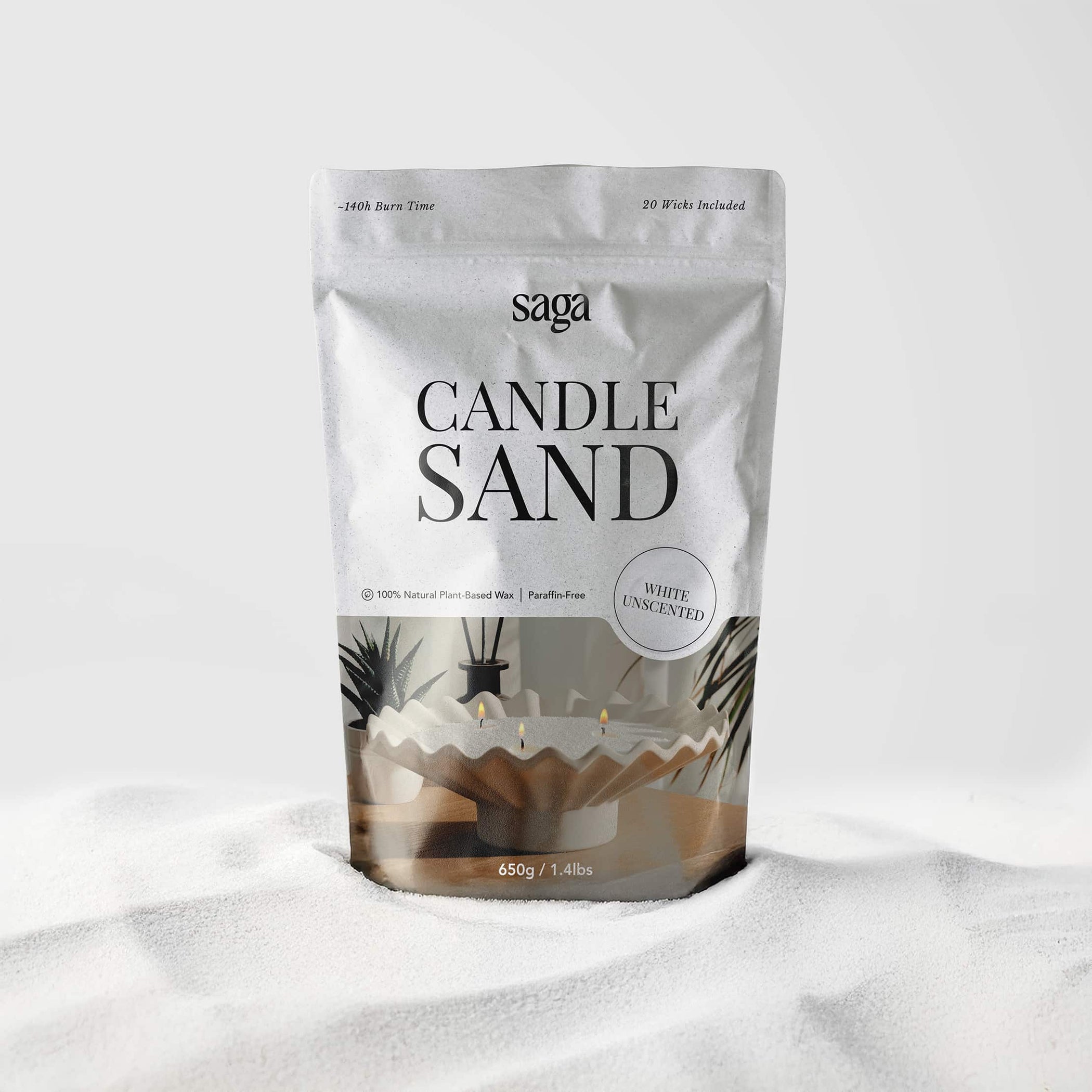Candle Sand - 100% Natural & Paraffin-Free | Saga Candles